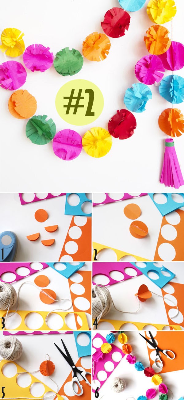 Decorate 3 colorful paper cutting pattern - crazzy craft