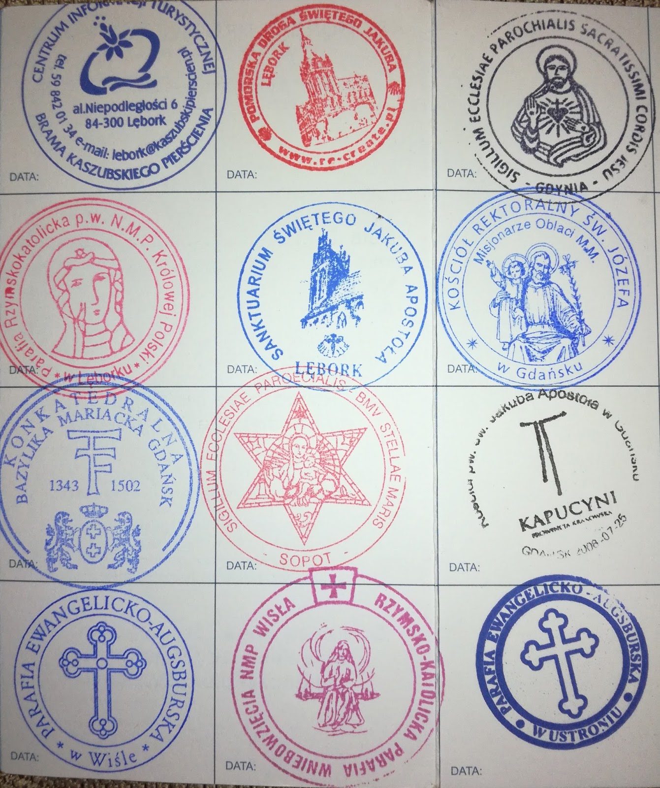 Stemple parafialne - STAMPS & SEALS