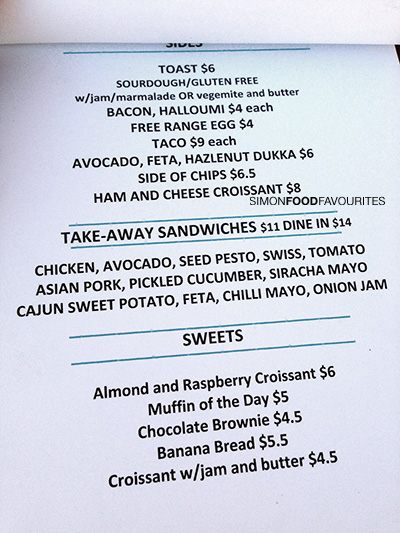 Simon Food Favourites: The Lookout: Cafe, Elizabeth Bay (22 Aug 2018)