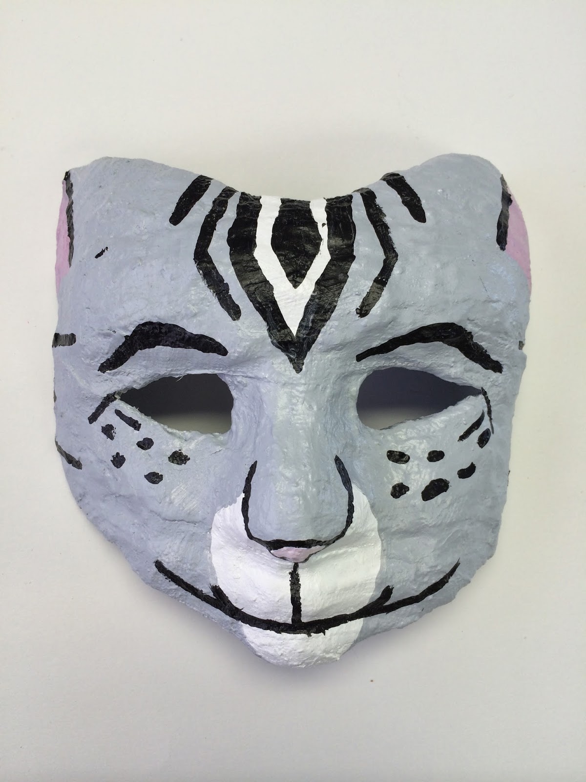 Grauer Art: Final Animal Masks, 6th Grade Art