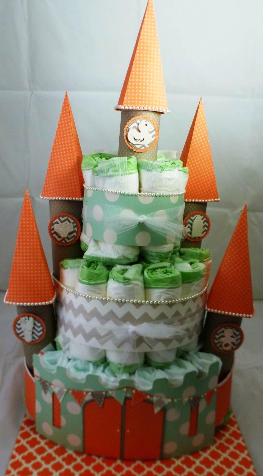 Addicted2Paper : Diaper Castle for Creative Embellishments