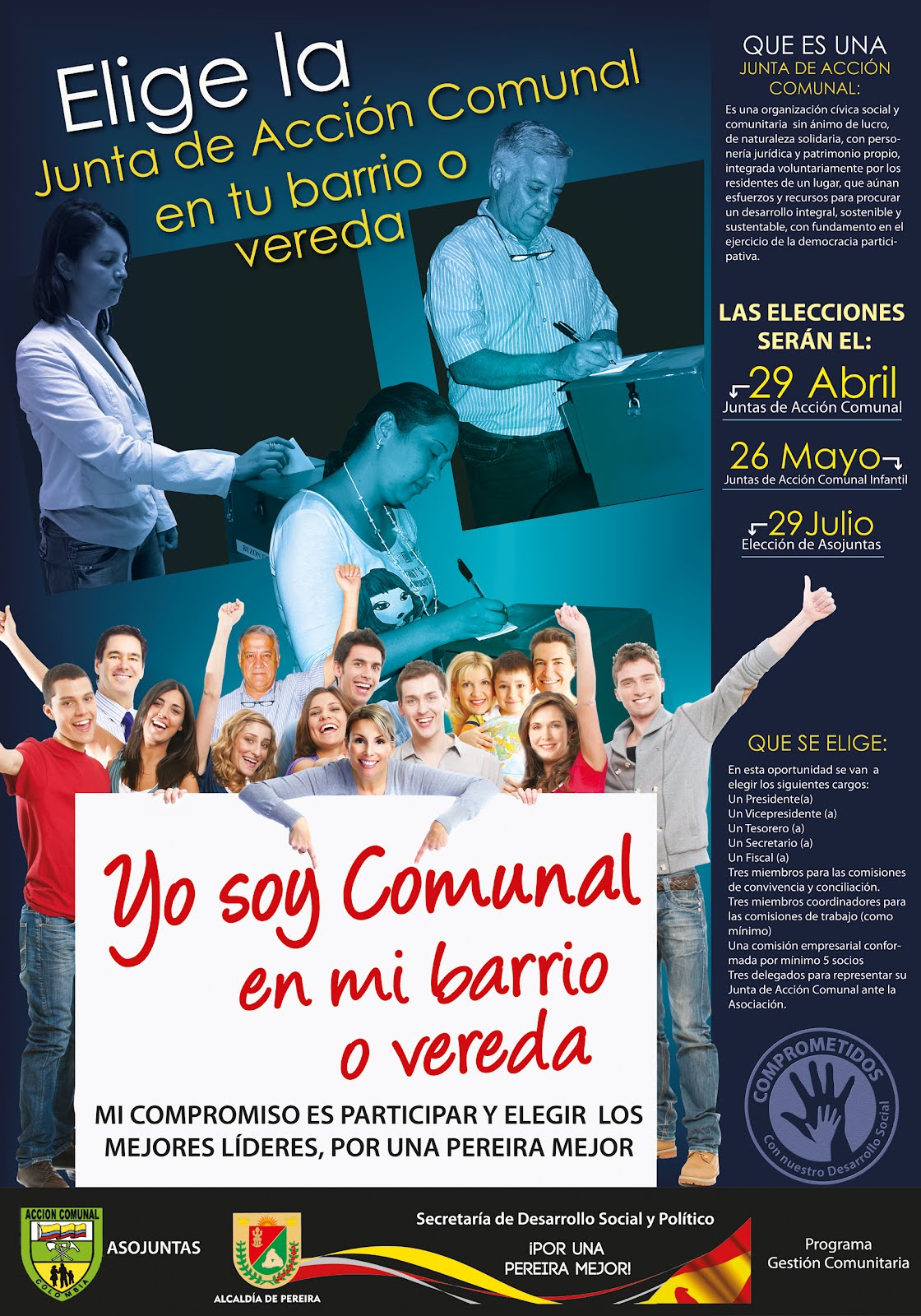 GESTIÓN COMUNITARIA PEREIRA: Elige la Junta de Acción Comunal en tu ...