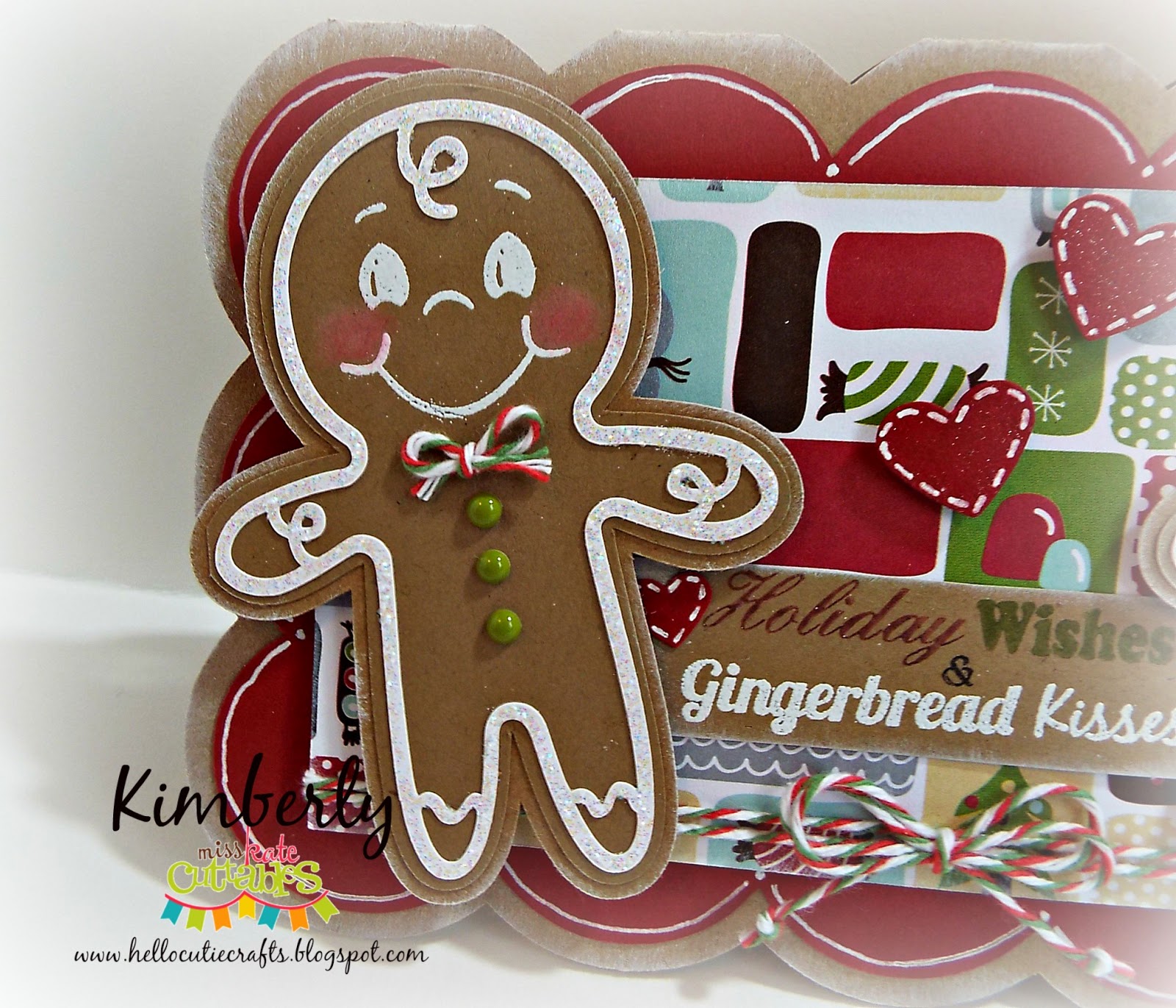 Kimberly's Crafty Spot: Gingerbread Kisses- Miss Kate Cuttables and ...