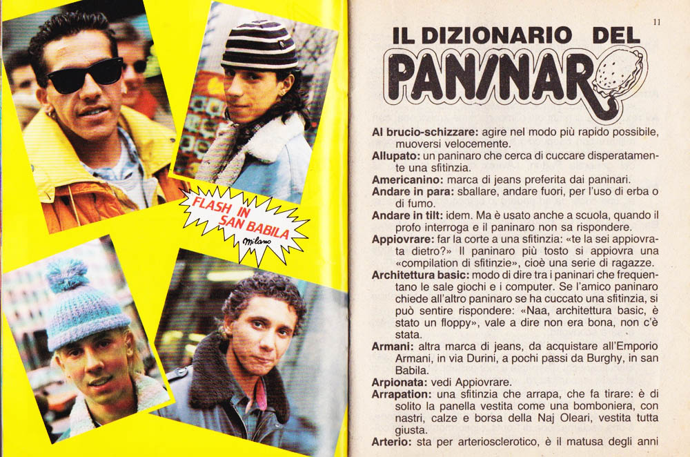 Il dizionario del Paninaro