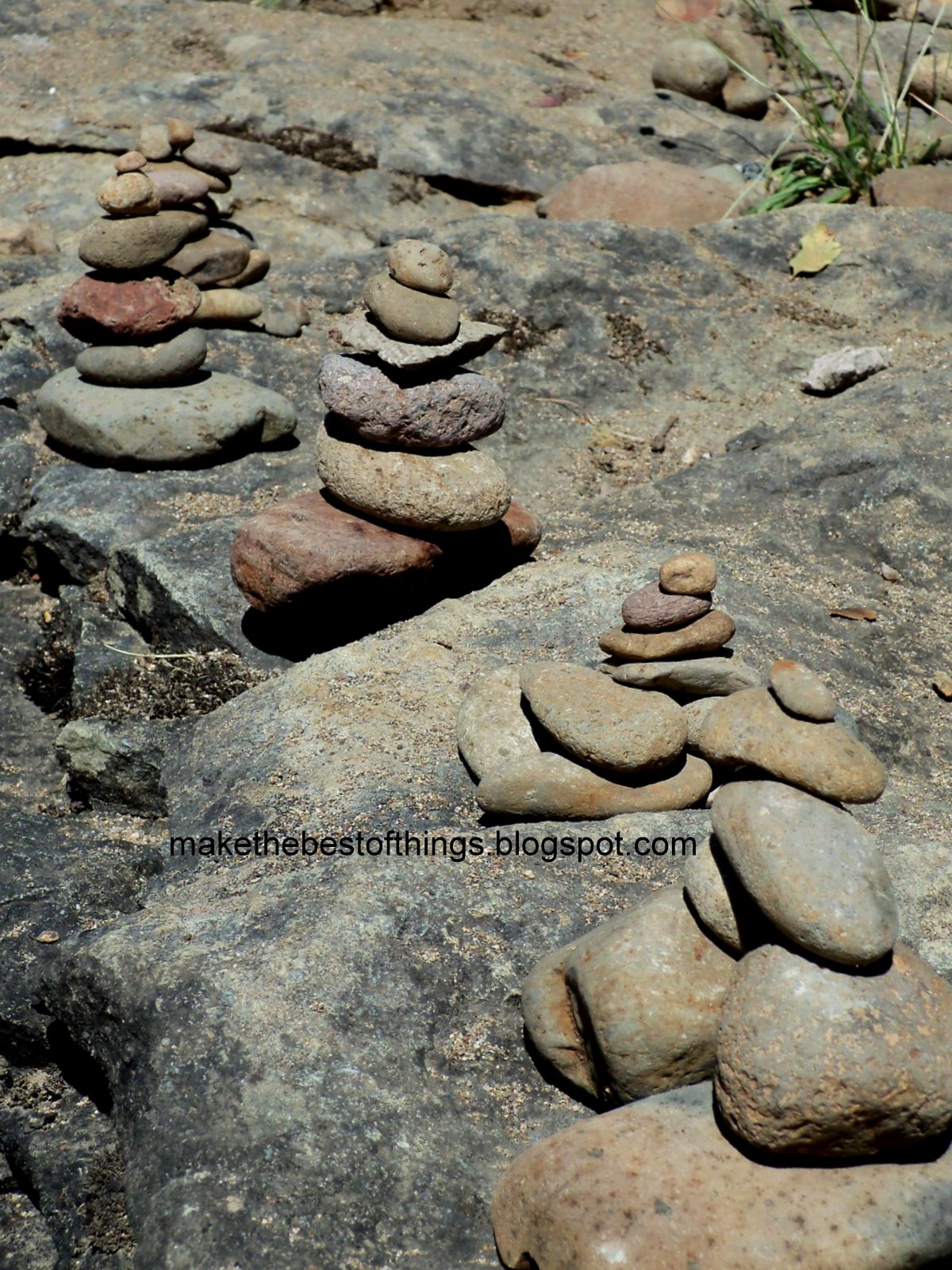 Make The Best of Things: DIY Zen Stone Stacks