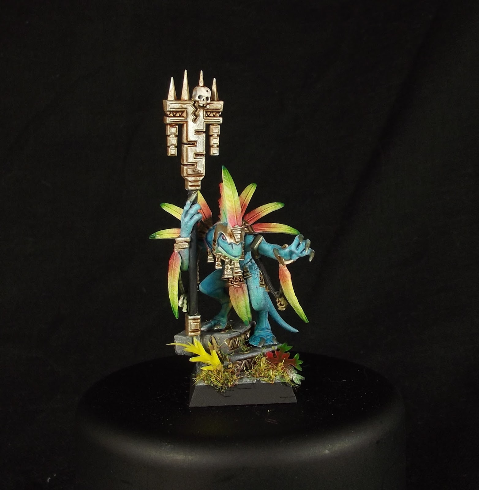 Lizardmen Skink Priest. The Lil' Charmer. ~ LilLegend Commission ...