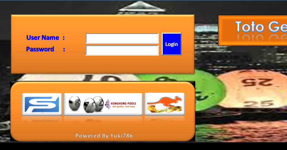 TOTO GENERATOR 2D: Galery Aplikasi