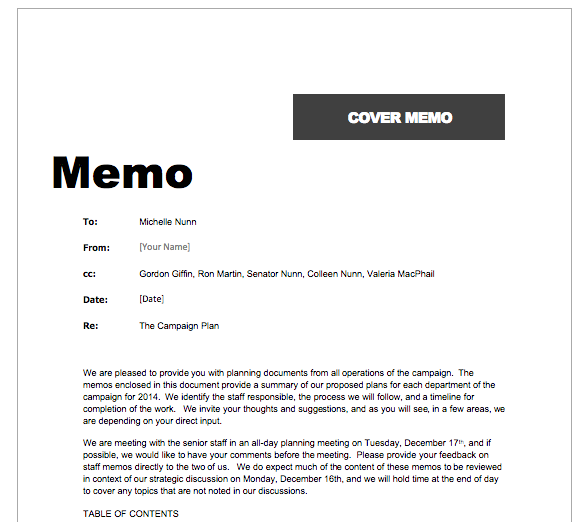 Campaign Sick: Michelle Nunn's Original Campaign Memo Winds Up Online