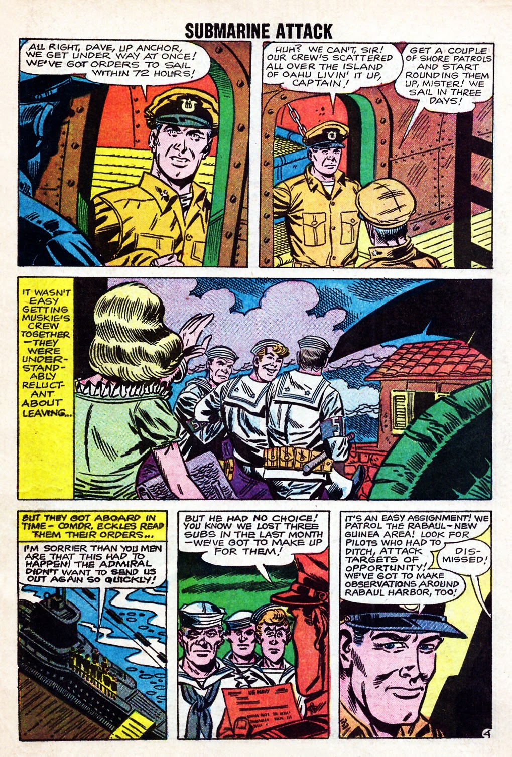 Submarine Comics and Novels: Submarine Attack #18