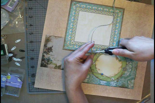 Using Metal Embellishments to Create a Journaling Block on Your ...