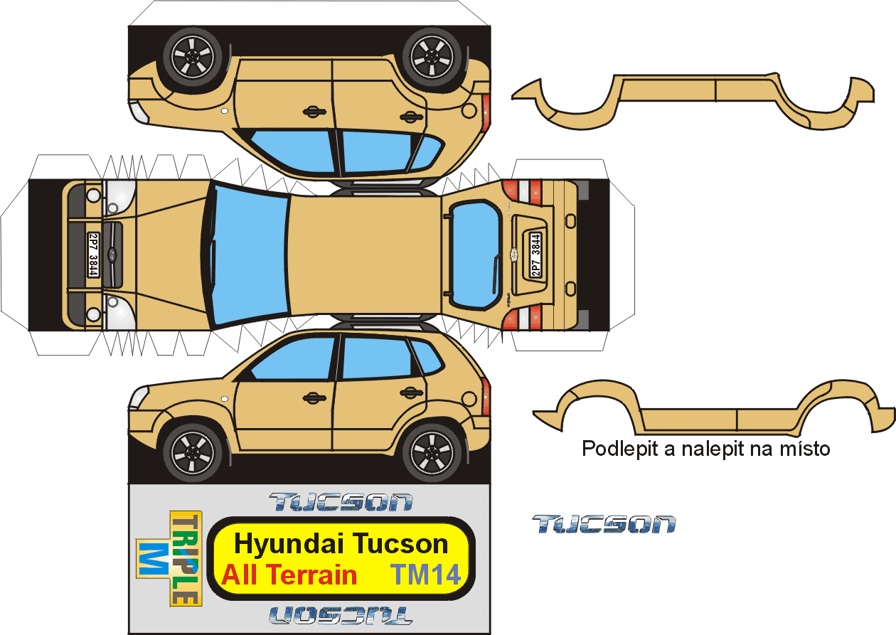 SP. Papel Modelismo: PaperCraft - Recorte e Cole Hyundai Tucson