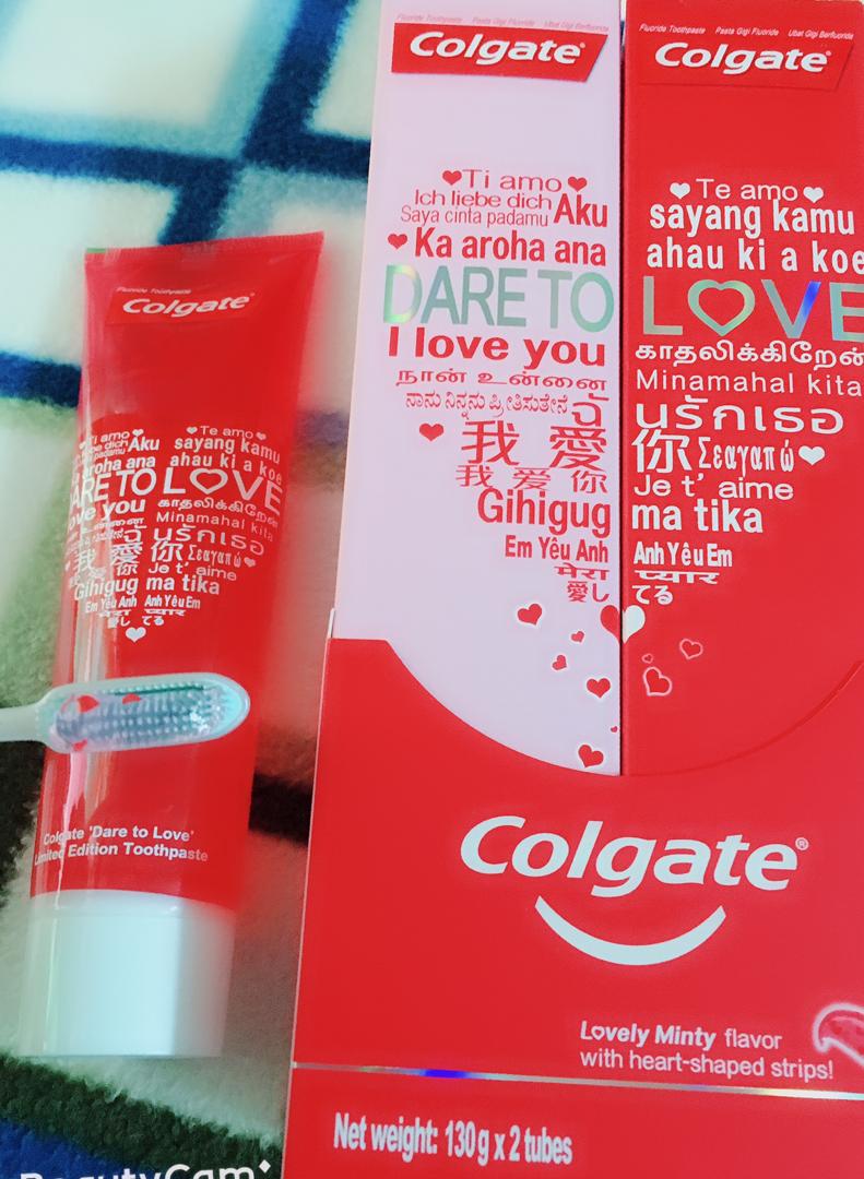 EVERGREEN LOVE: Colgate 'Dare To Love' Limited Edition Toothpaste Set