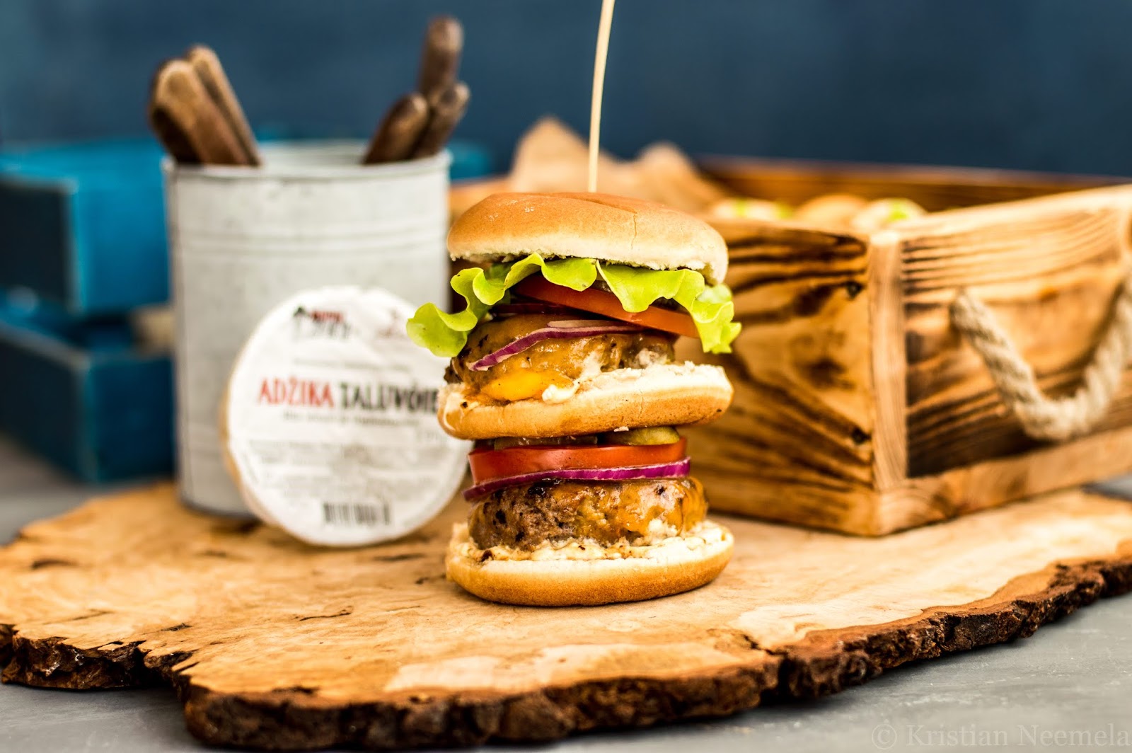 Kristian kokkab: Kahekordne juustuburger