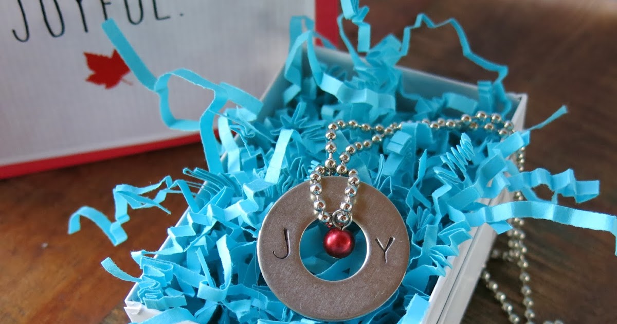 Make It: Hand-Stamped JOY Pendant | Left on Peninsula Road