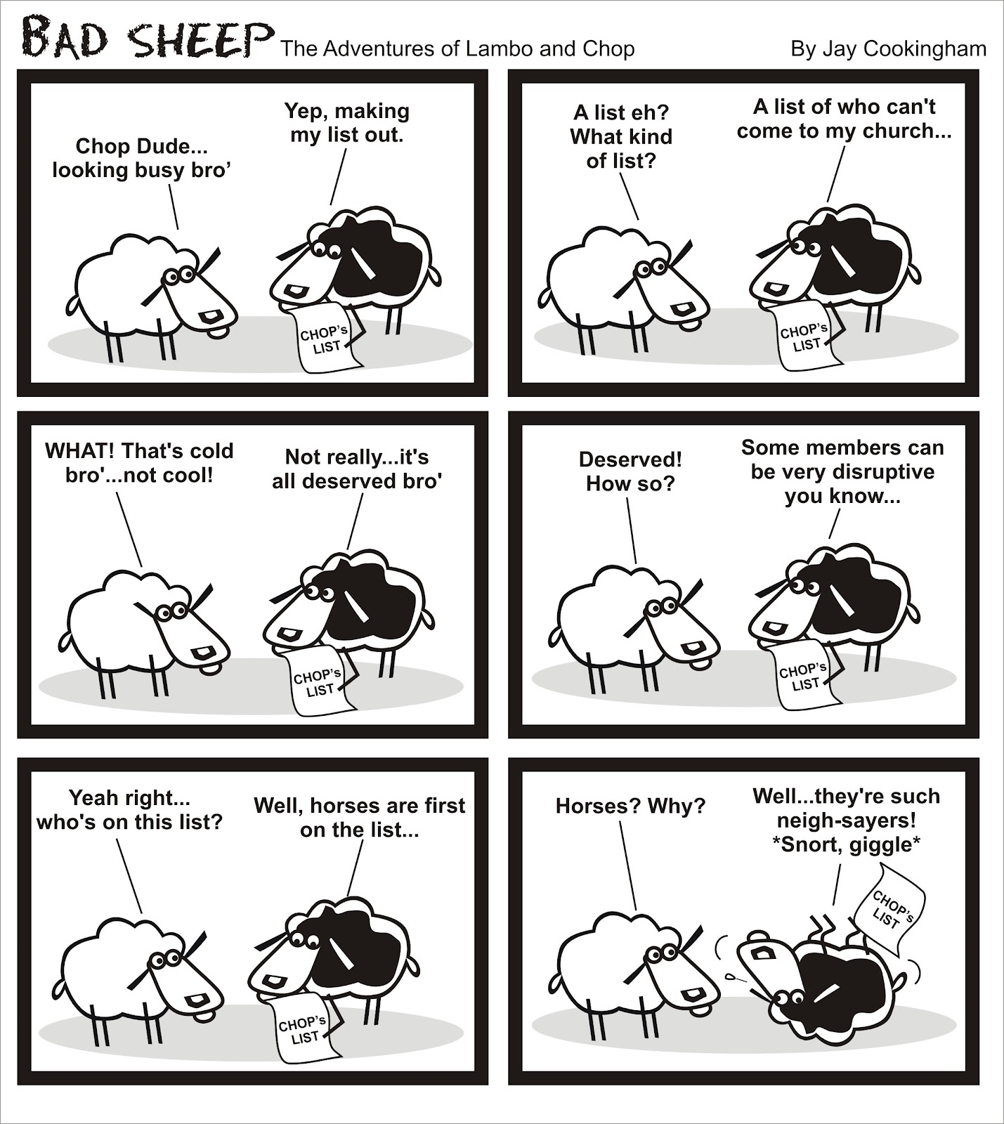 badsheep: Early Strips