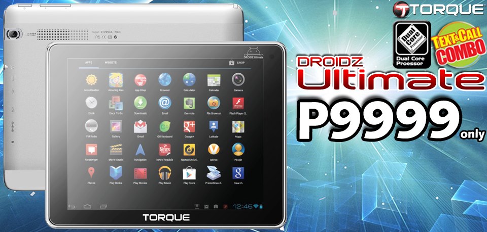 Droidz Ultimate Tablet with Call 3G, TV, Call and Text Function from ...