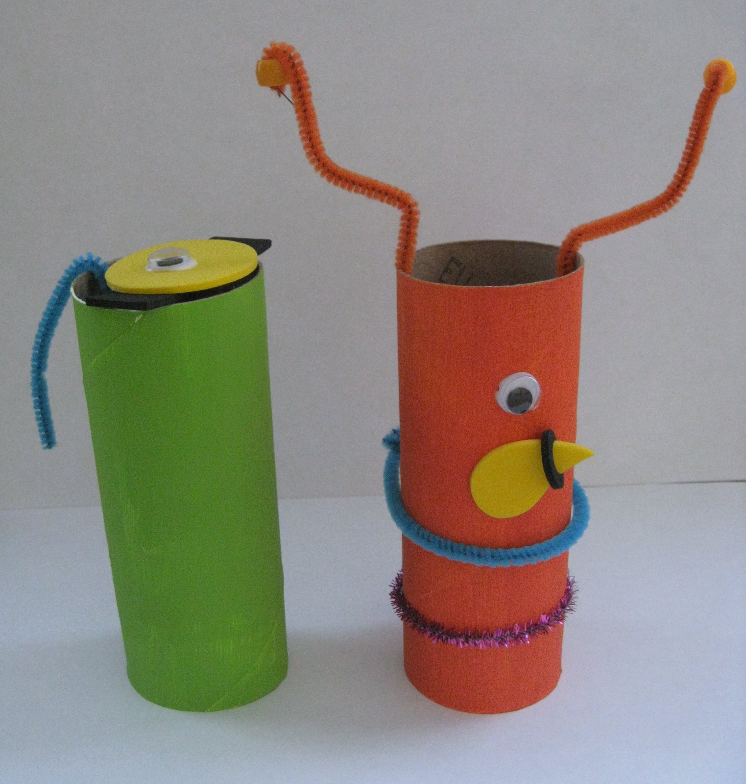 Cindy deRosier: My Creative Life: Cardboard Tube Aliens