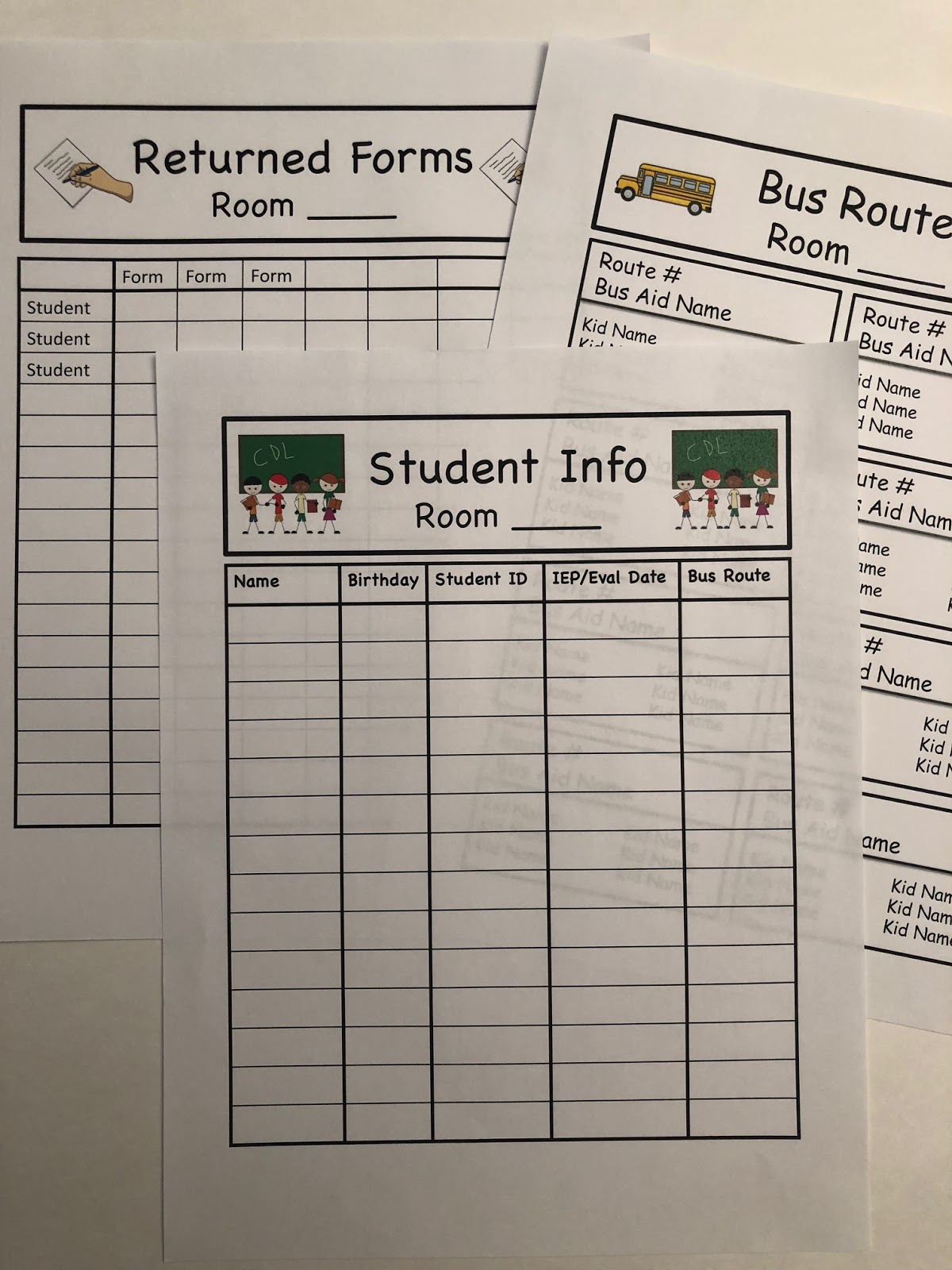 Autism Tank: Classroom Set-Up: Data Collection