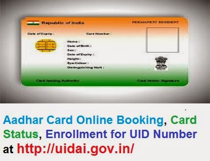 Aadhaar Card Online Booking, Enrollment for UID Number ~ EverResults