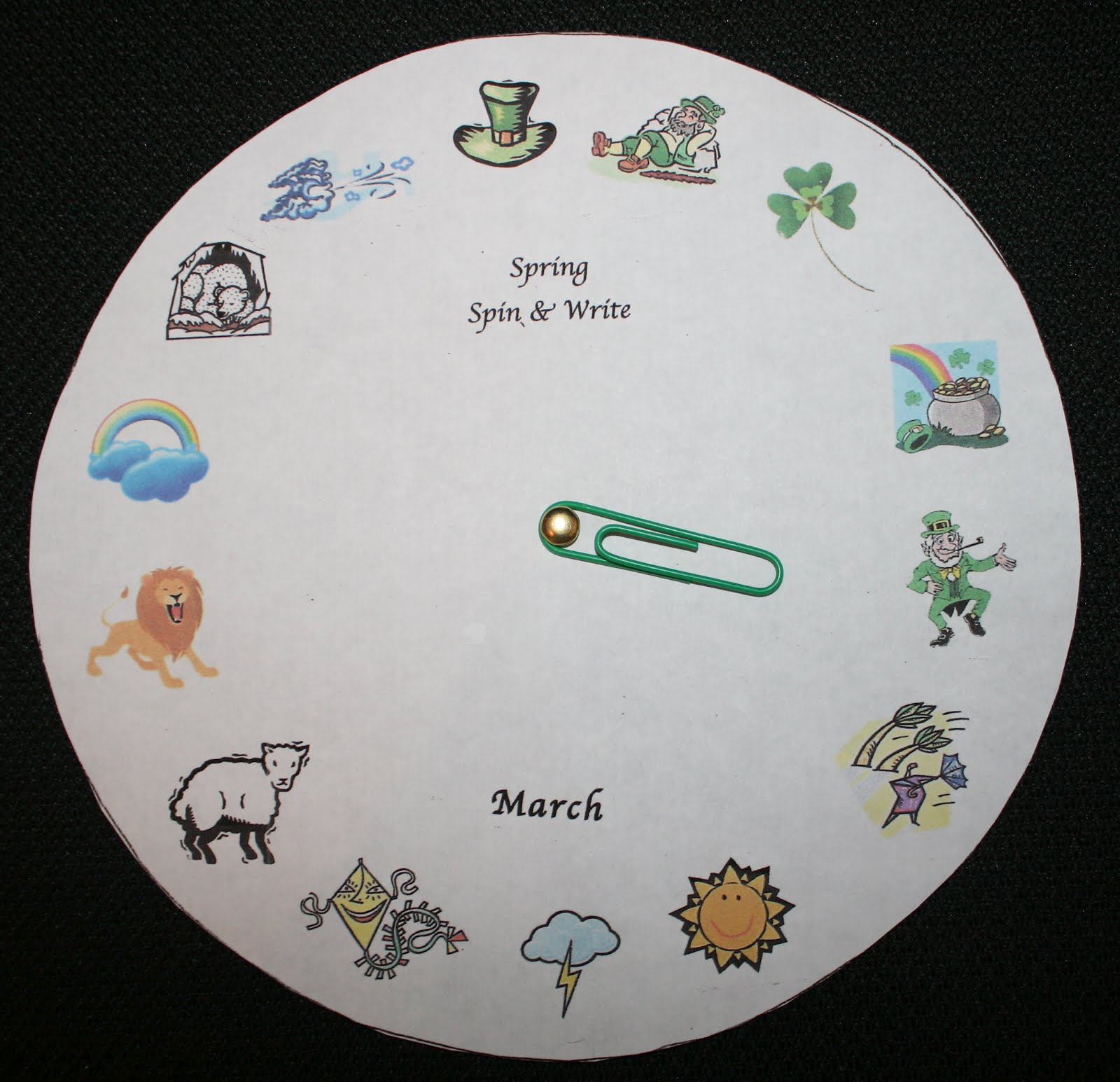 Classroom Freebies Too: Spin A Story Wheels