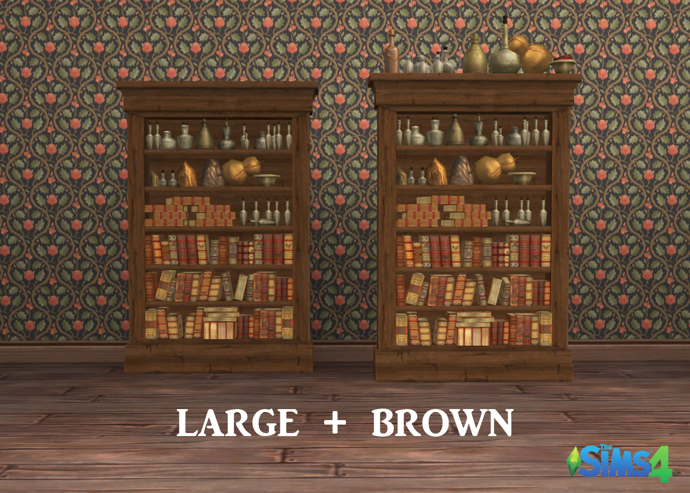 TS4: The Sims Medieval Bookcases for Sims 4 | History Lover's Sims Blog