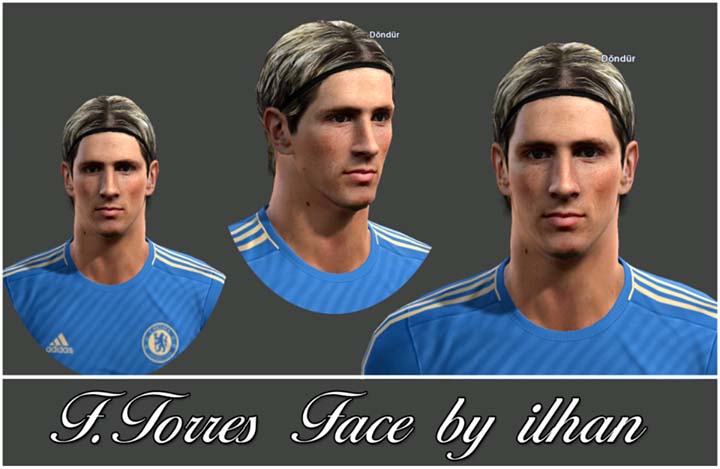 pes-modif: Fernando Torres Face by Ilhan