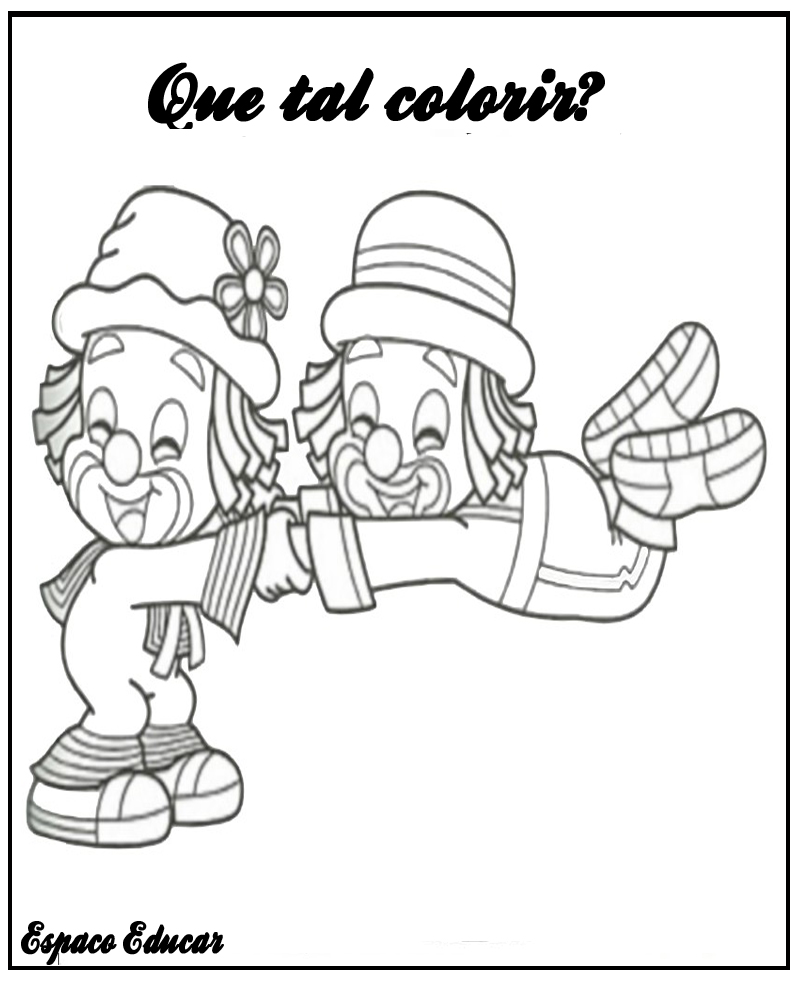 Atividades com desenhos lindos do Patati Patatá para colorir pintar ...