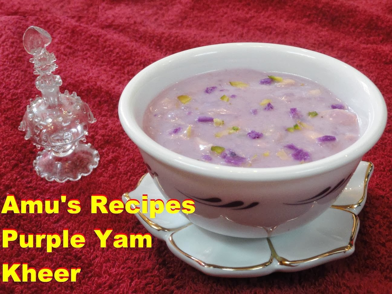 AMU'S RECIPES: Purple Yam Kheer