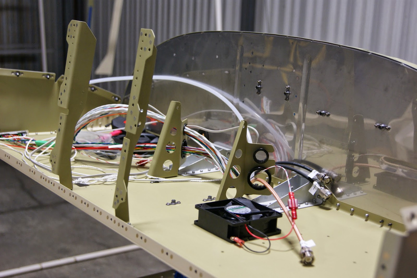 DOG Aviation John's RV-12 Blog: Instrument Stack Angle & Comm Support ...