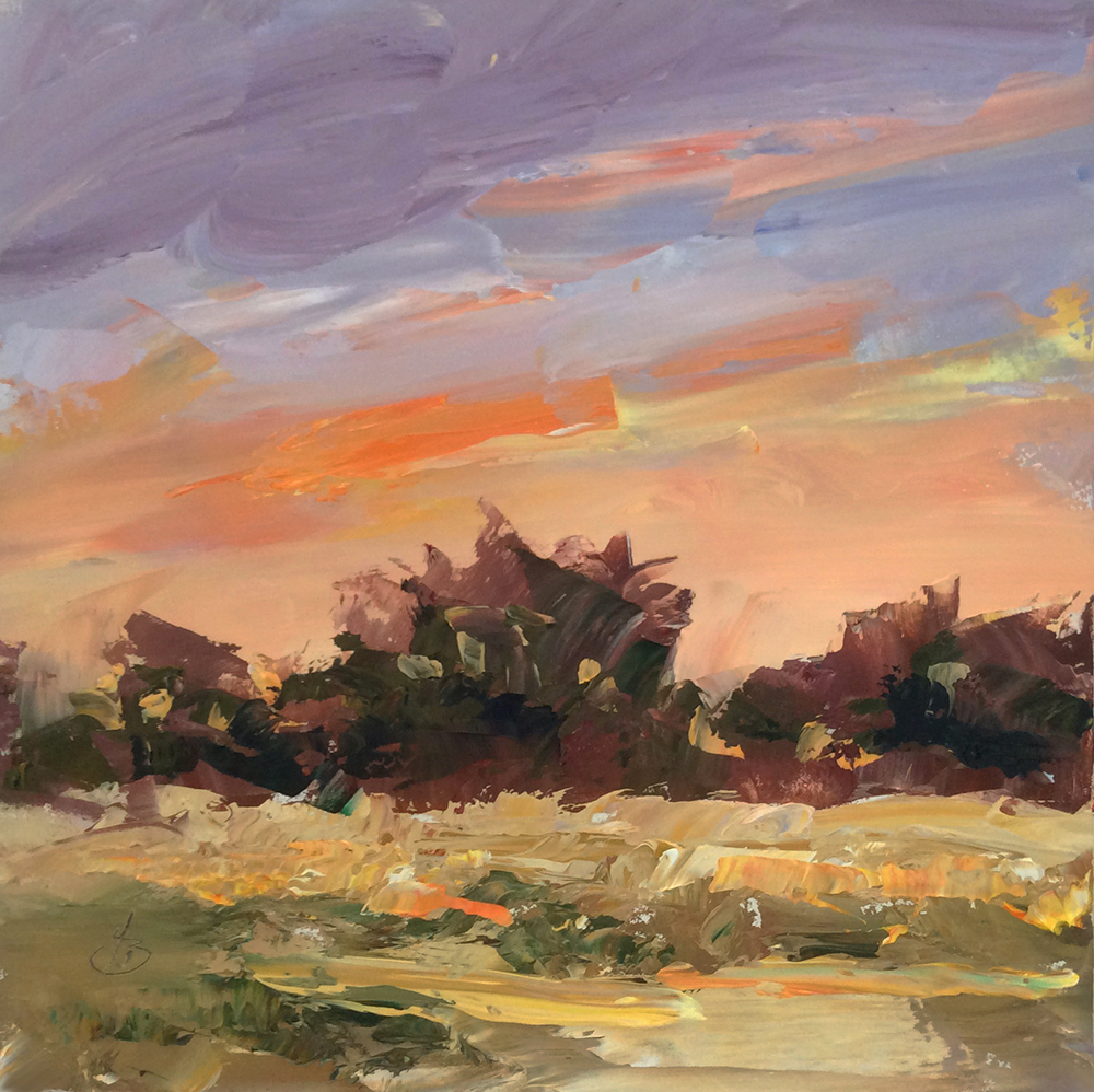 TOM BROWN FINE ART: SUNSET by TOM BROWN