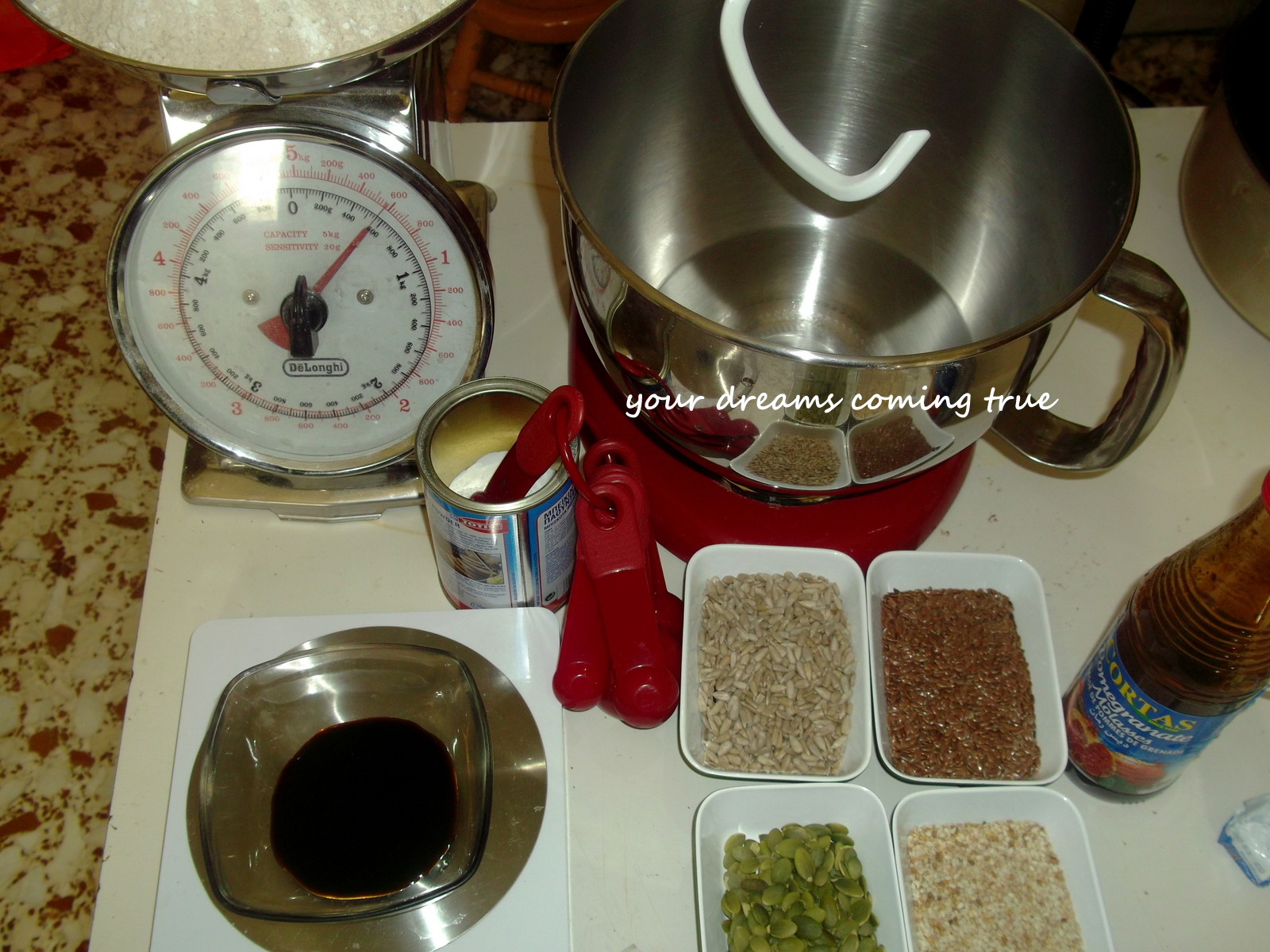 Home Made Spelt (Zeas In Greek) Bread.