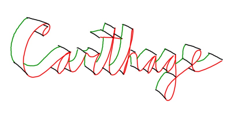 Mr. MintArt: Ribbon Letters...