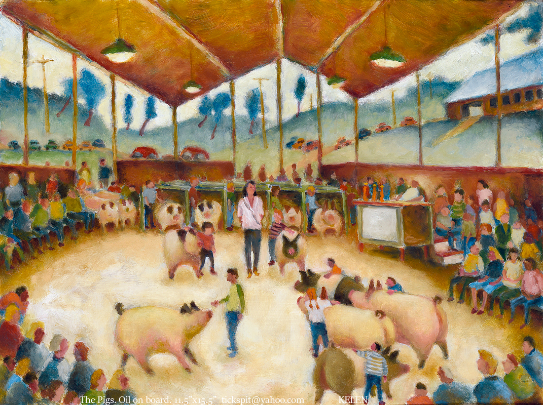 artings: County Fair Paintings...pigs