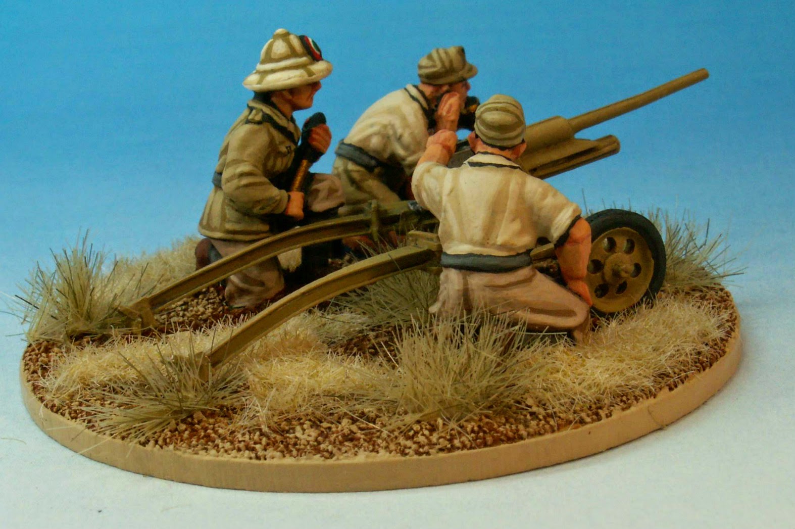 Over Open Sights: Perry Miniatures WW2 Italian "Elefantino" anti-tank gun.