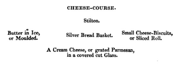 The Old Foodie: Directions for Placing the Cheese.