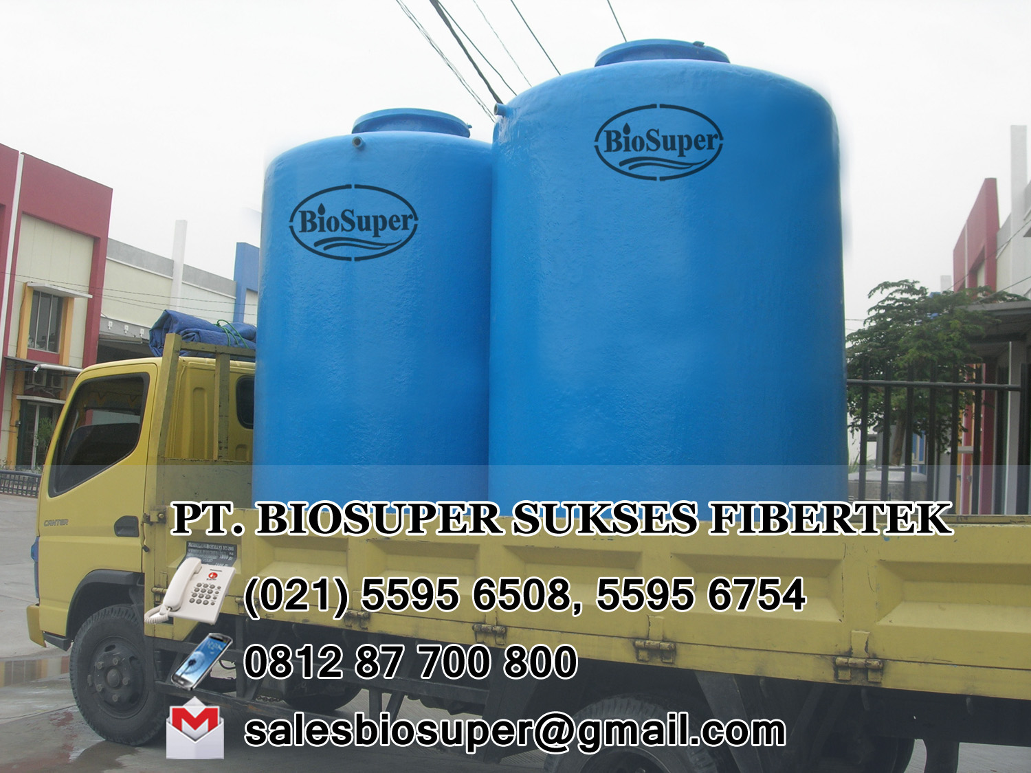 Septic Tank Biologycal Biofilter BioSuper: Tangki Fiberglass BioSuper ...
