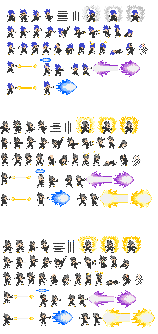 Fan Chars Dragon Ball Z: Sprites