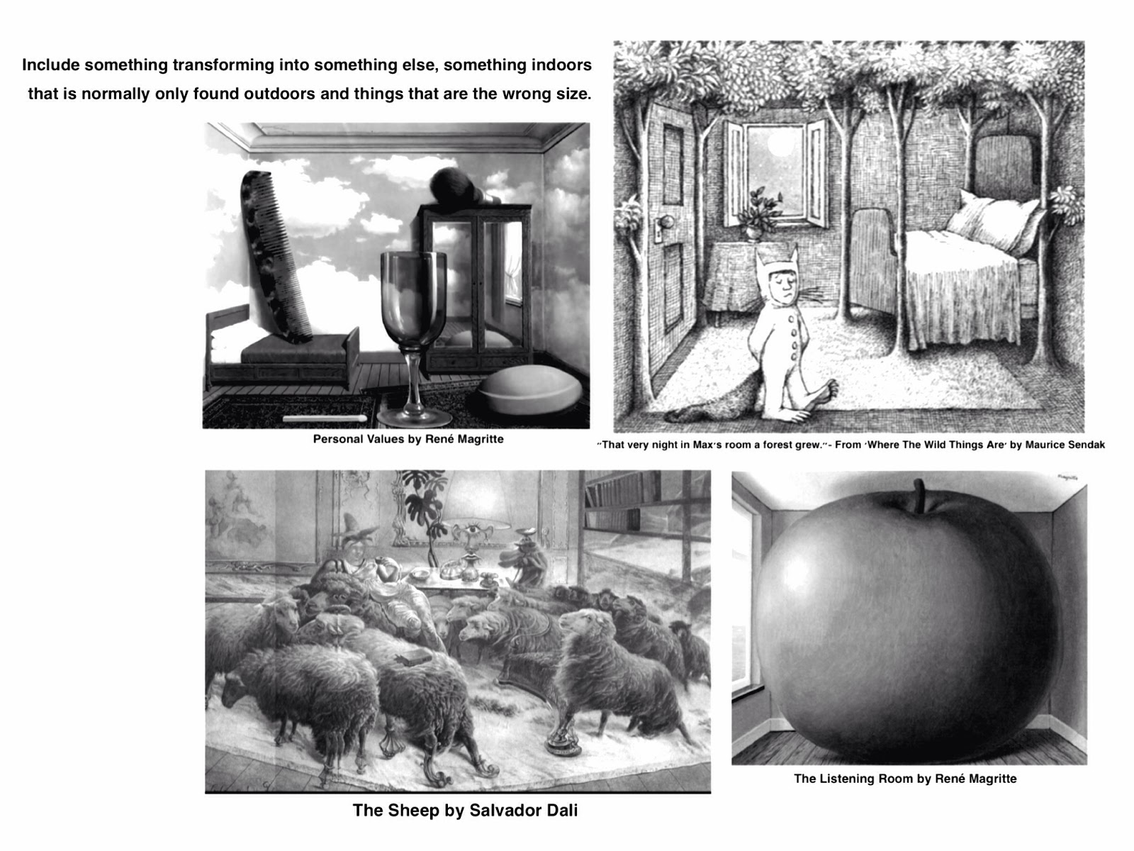 The Helpful Art Teacher: Draw a Surrealistic Room in One Point Perspective