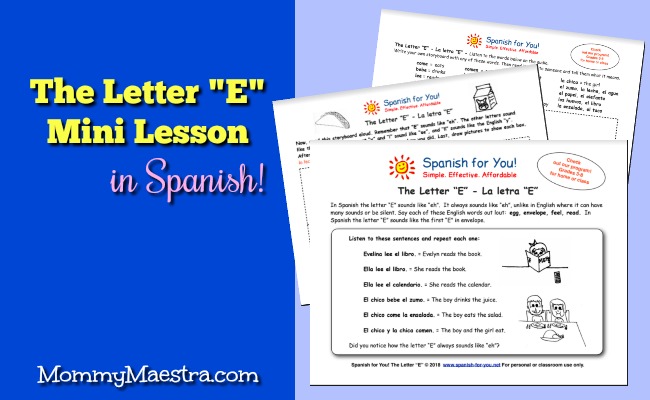 Spanish Letter Sounds