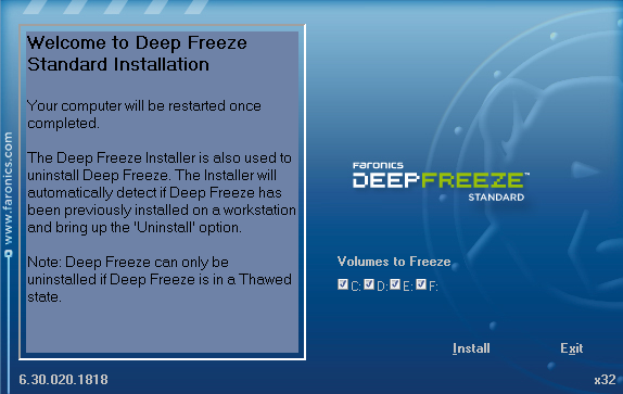 PiChUMaNiA: Deep Freeze Standard Full 6.3