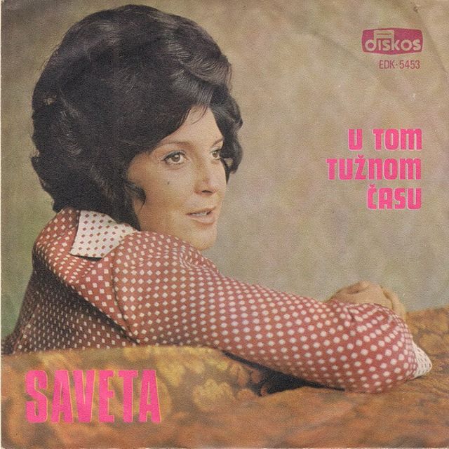18 Vintage Album Covers of Ex-Yugoslavia Singer Saveta Jovanović, Who ...