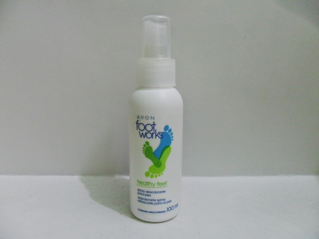 À flor da pele: Spray Desodorante Para Pés Avon Foot Works