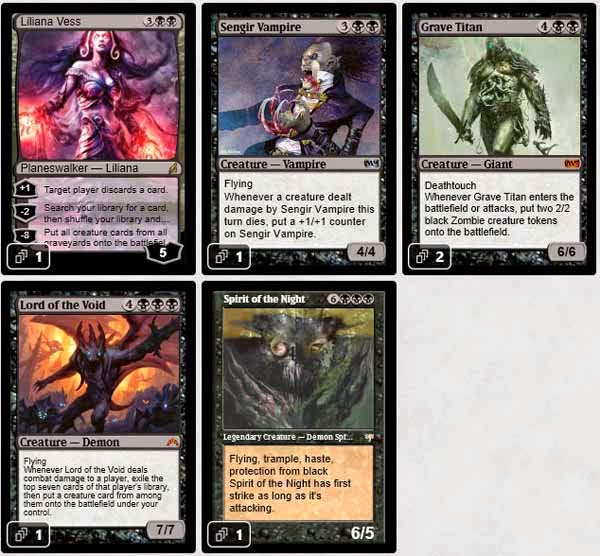 Magic the Gathering Adventures: [Legacy] Black Devotion Fun Deck