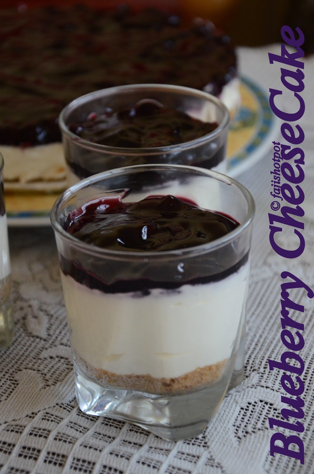 Faji's Hot Pot: Blueberry CheeseCake