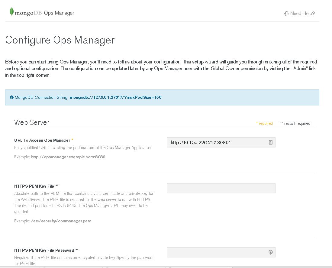 MongoDB Ops Manager Basic Installation and Configuration