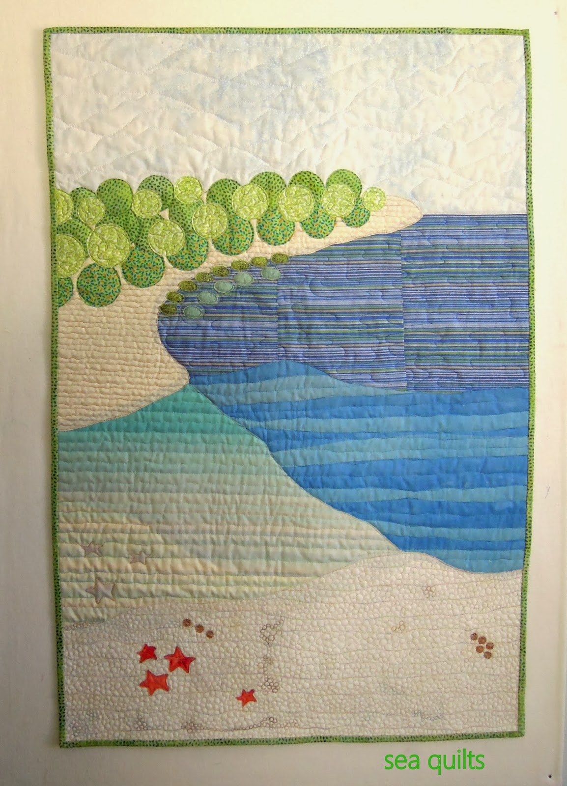Sea Quilts: ~ Seascape II: Now in the 21st Century