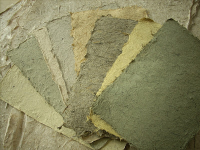 Liz-Anna's Studio: Handmade Paper Dyed with Wildflowers