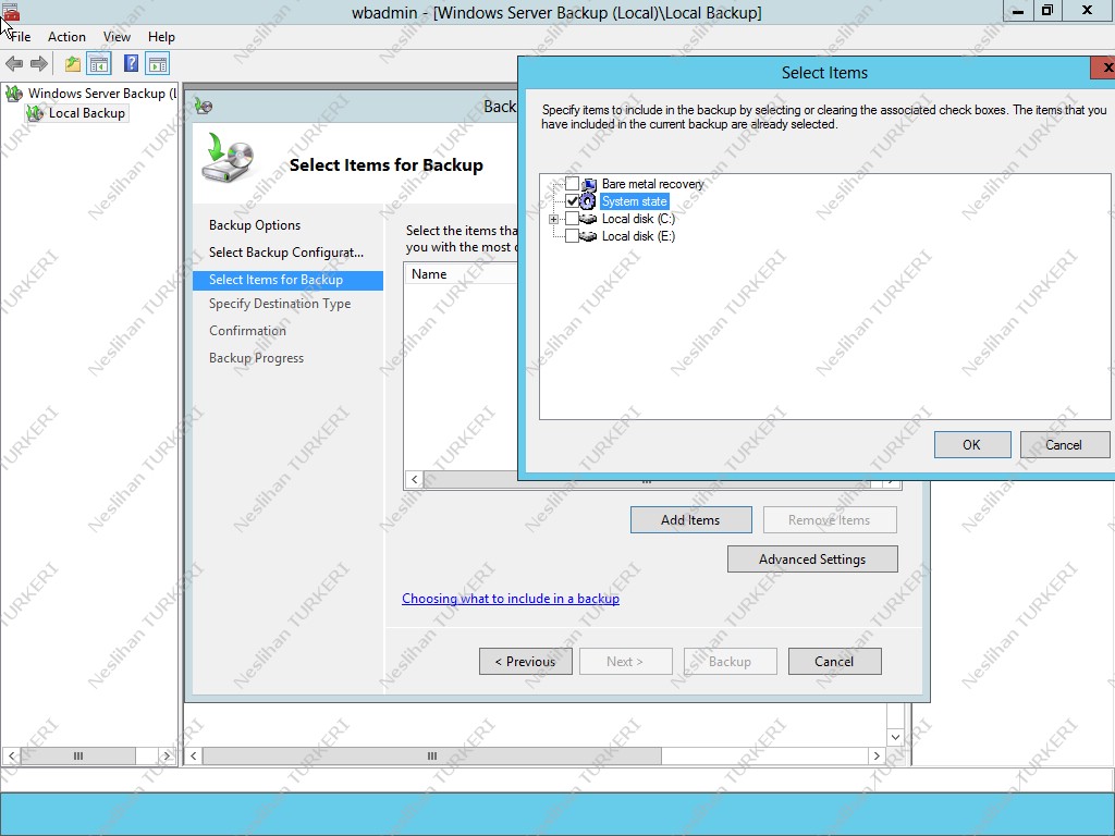 Windows Server 2012 Active Directory Backup | NESLİHAN TÜRKERİ