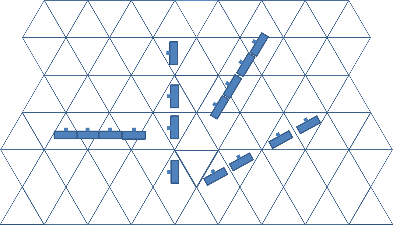 Wargaming Mechanics: Triangular Grids