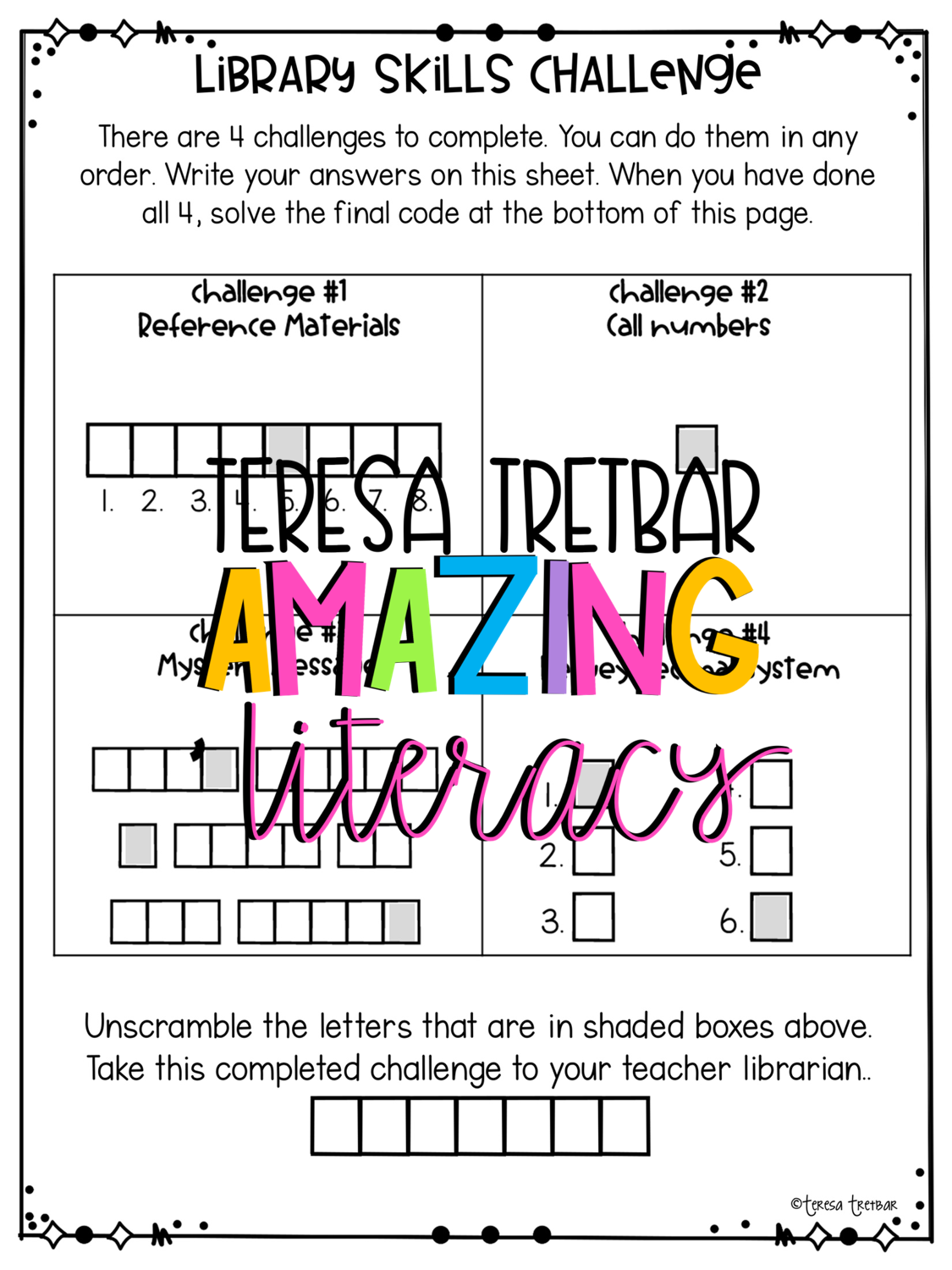 Library Activities For 5th Grade | Amazing Literacy